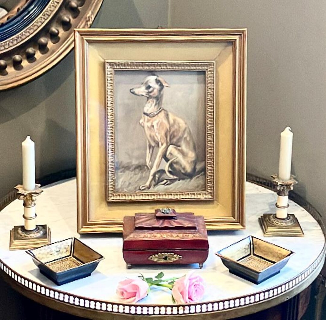 When the Countess Gave the Dog Loving Earl A Charming Antique Whippet ...