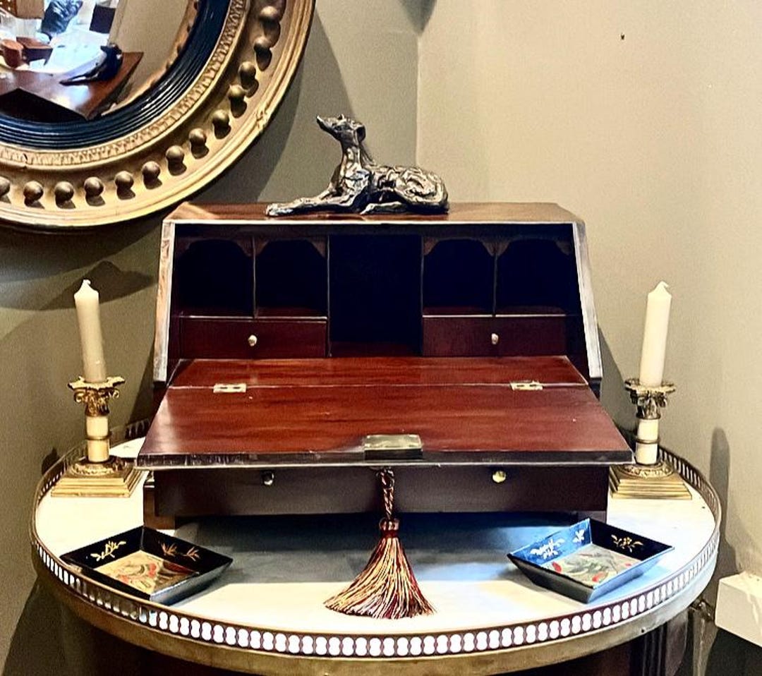 Lady Caroline What’s in Your Antique George Lll Miniature Tabletop Desk ...