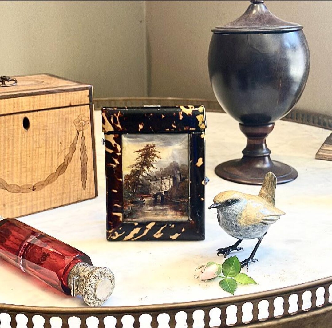 Wickham Stop Flashing Cards at Tea From Your Antique Faux Tortoiseshell ...