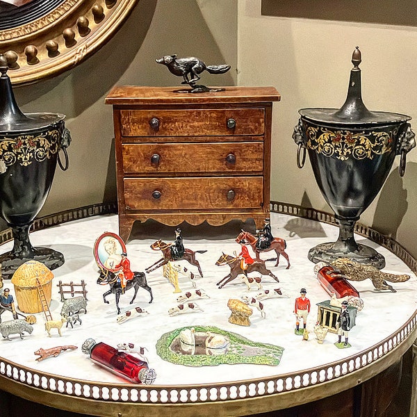 Fox Hunting Figures - Etsy