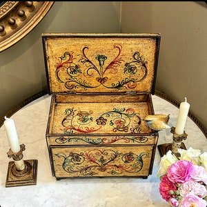 The Countess Was Enchanted With the Antique Swedish Painted Wood Folk ...