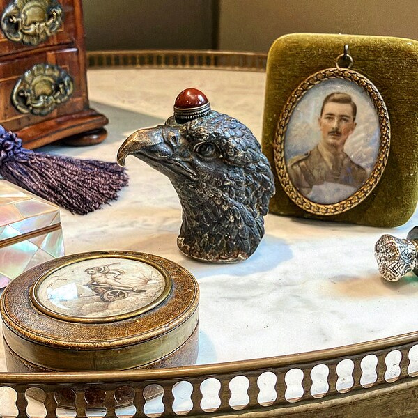 Antique Snuff Box - Etsy