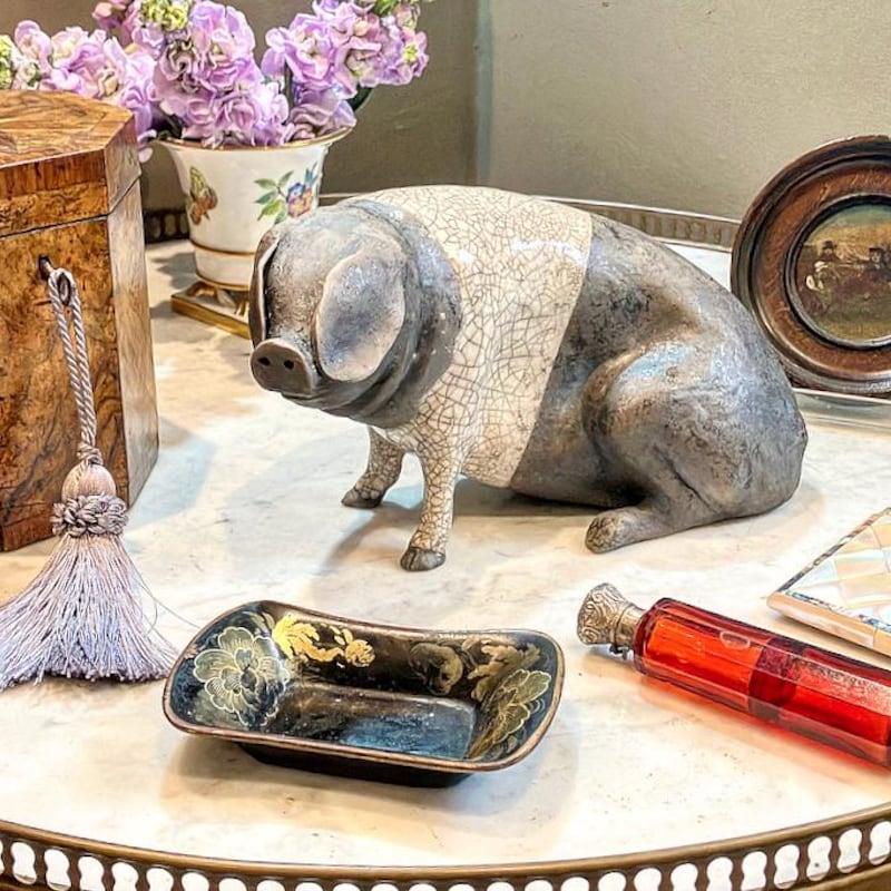 Pig Sculpture - Etsy