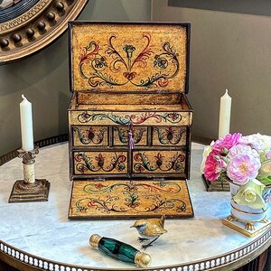 The Countess Was Enchanted With the Antique Swedish Painted Wood Folk ...