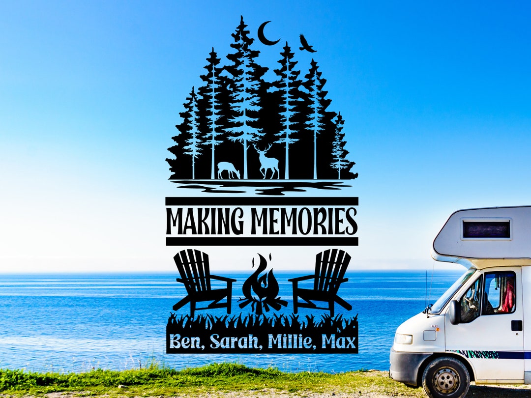 Personalized Camper Decal, RV Window Decal, Slide-out Decal, Camper ...