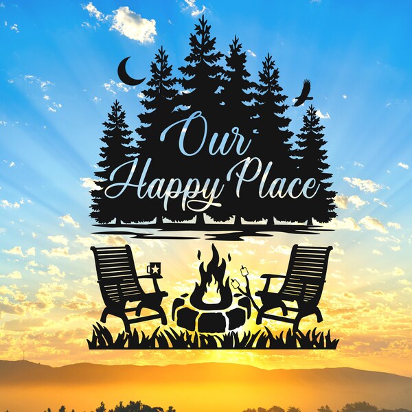 Happy Camper Decal - Etsy