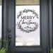 Merry Christmas Decal, Happy Holidays Window Decal, Holiday Decor ...