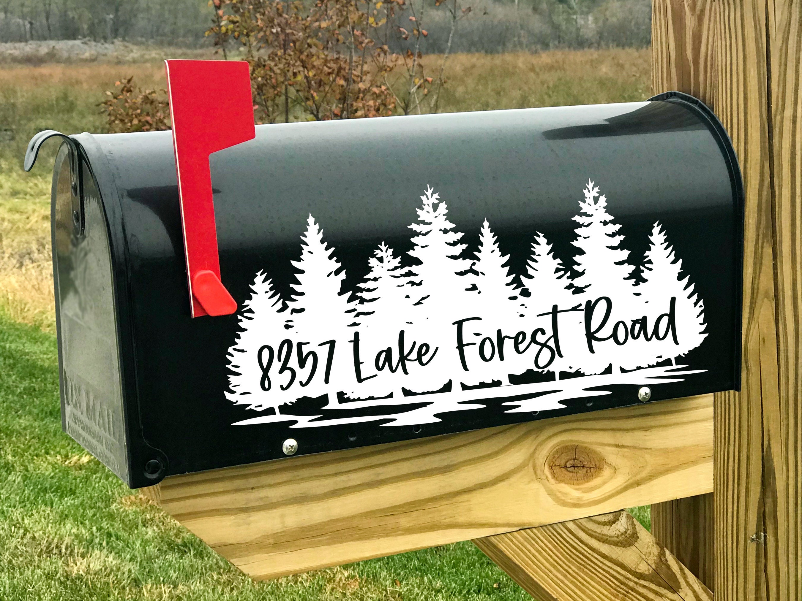 Custom Mailbox Address Decal Personalized Mailbox Decal | Etsy