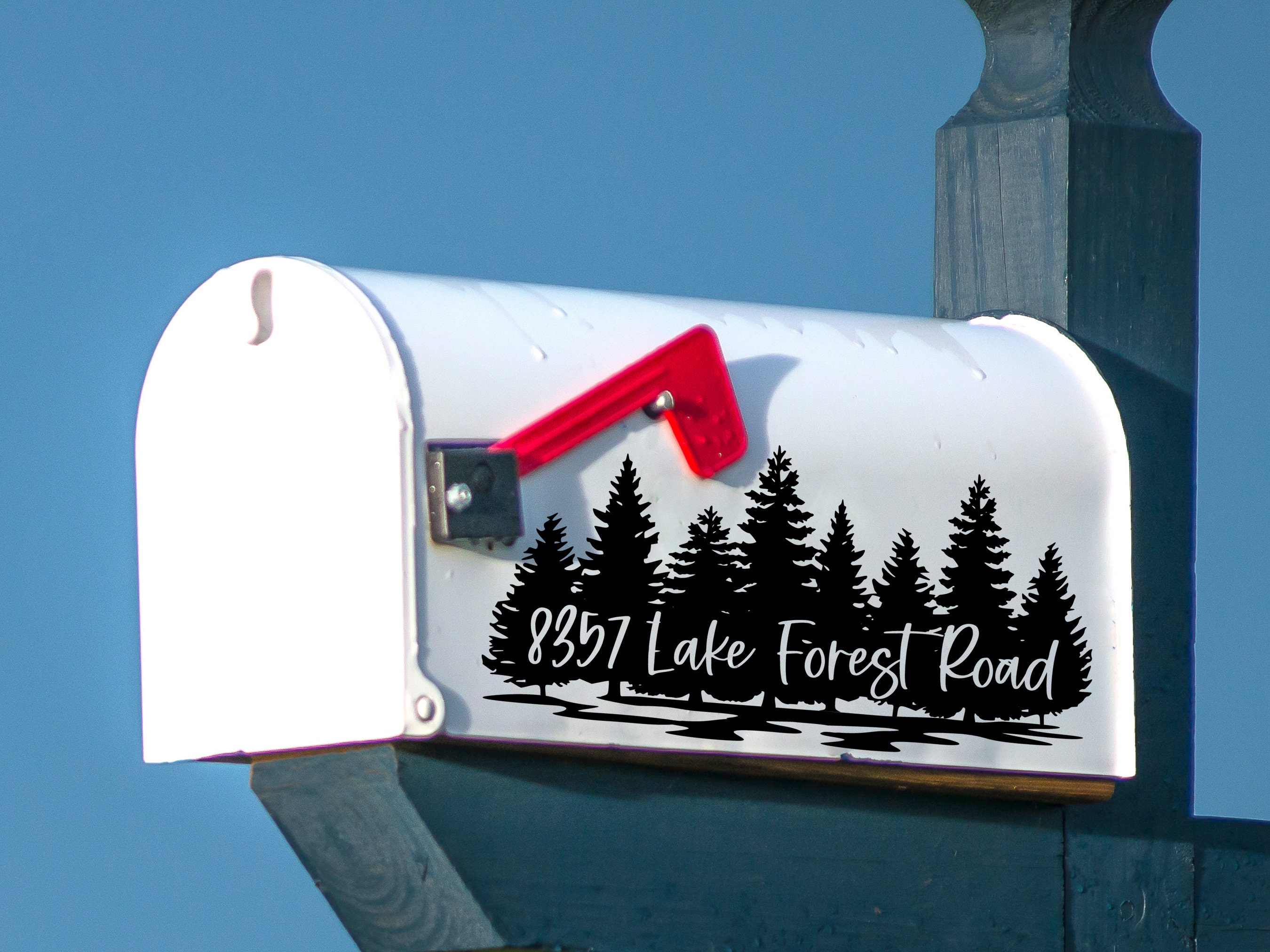 Custom Mailbox Address Decal Personalized Mailbox Decal | Etsy