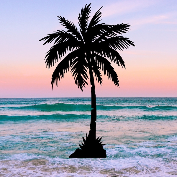 Palm Tree Decal - Etsy