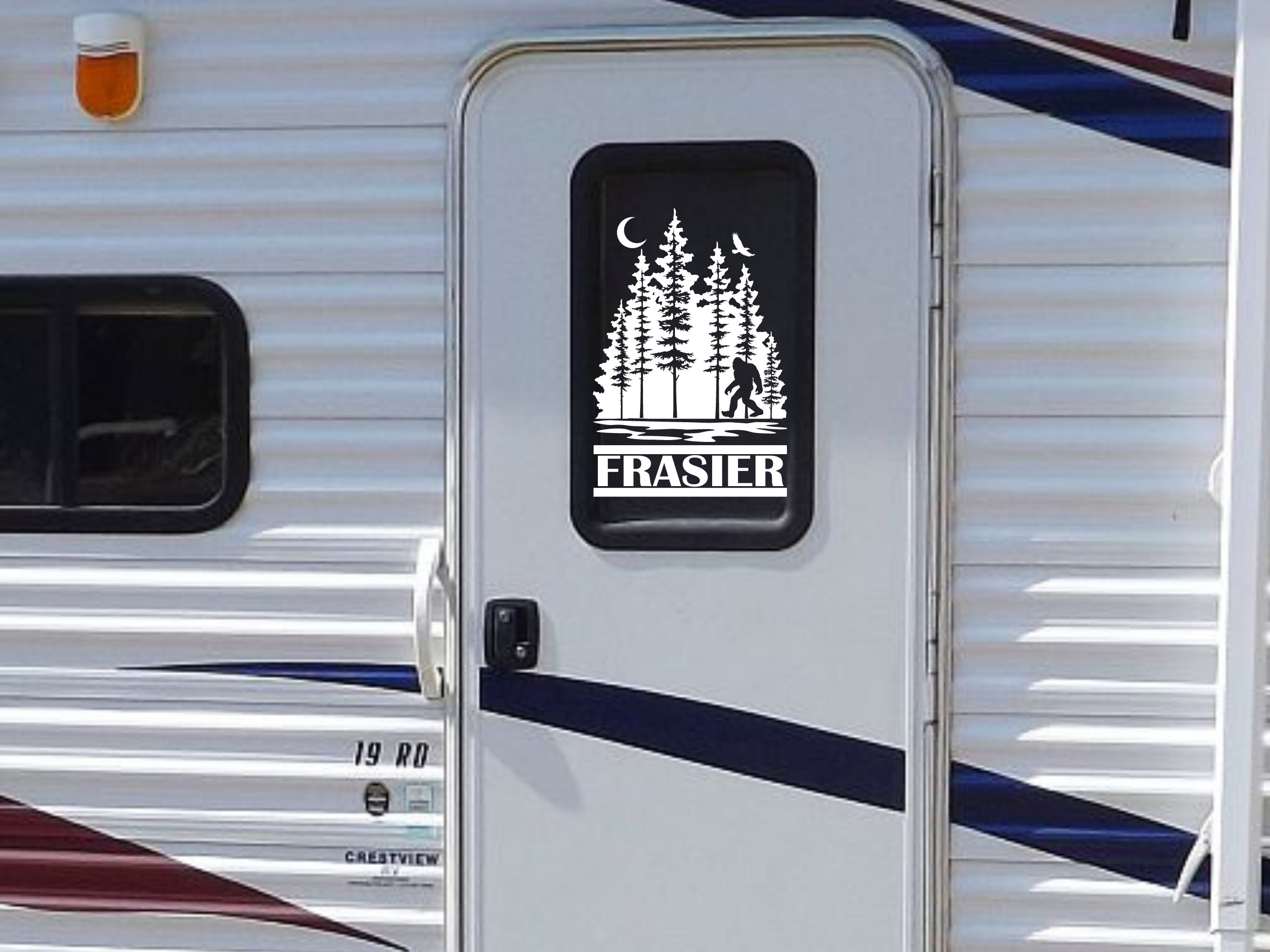 Personalized Camper Decal Bigfoot Decal RV Slide-out Decal | Etsy