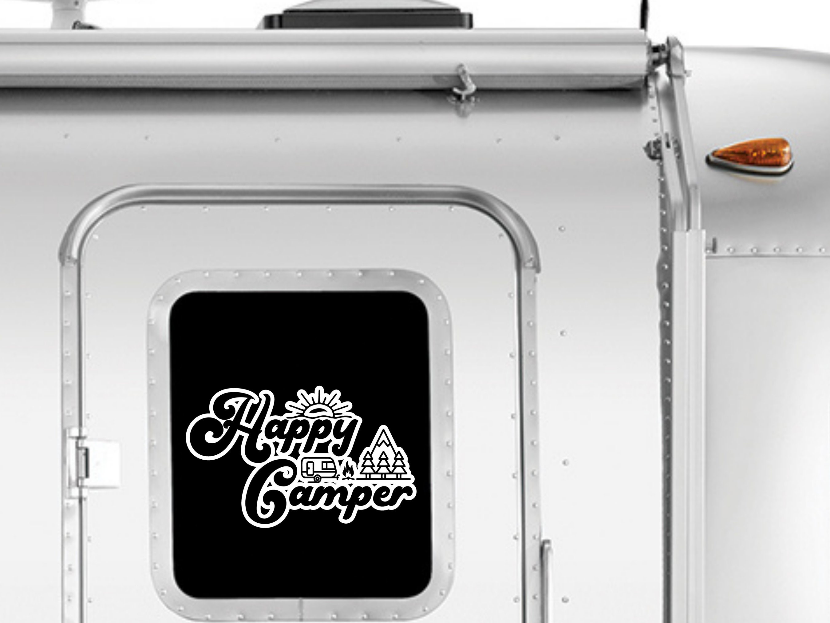 Happy Camper Decal Camping Decal RV Window Decal RV - Etsy
