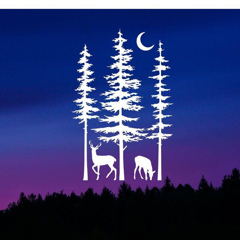 White Tree Decals - Etsy