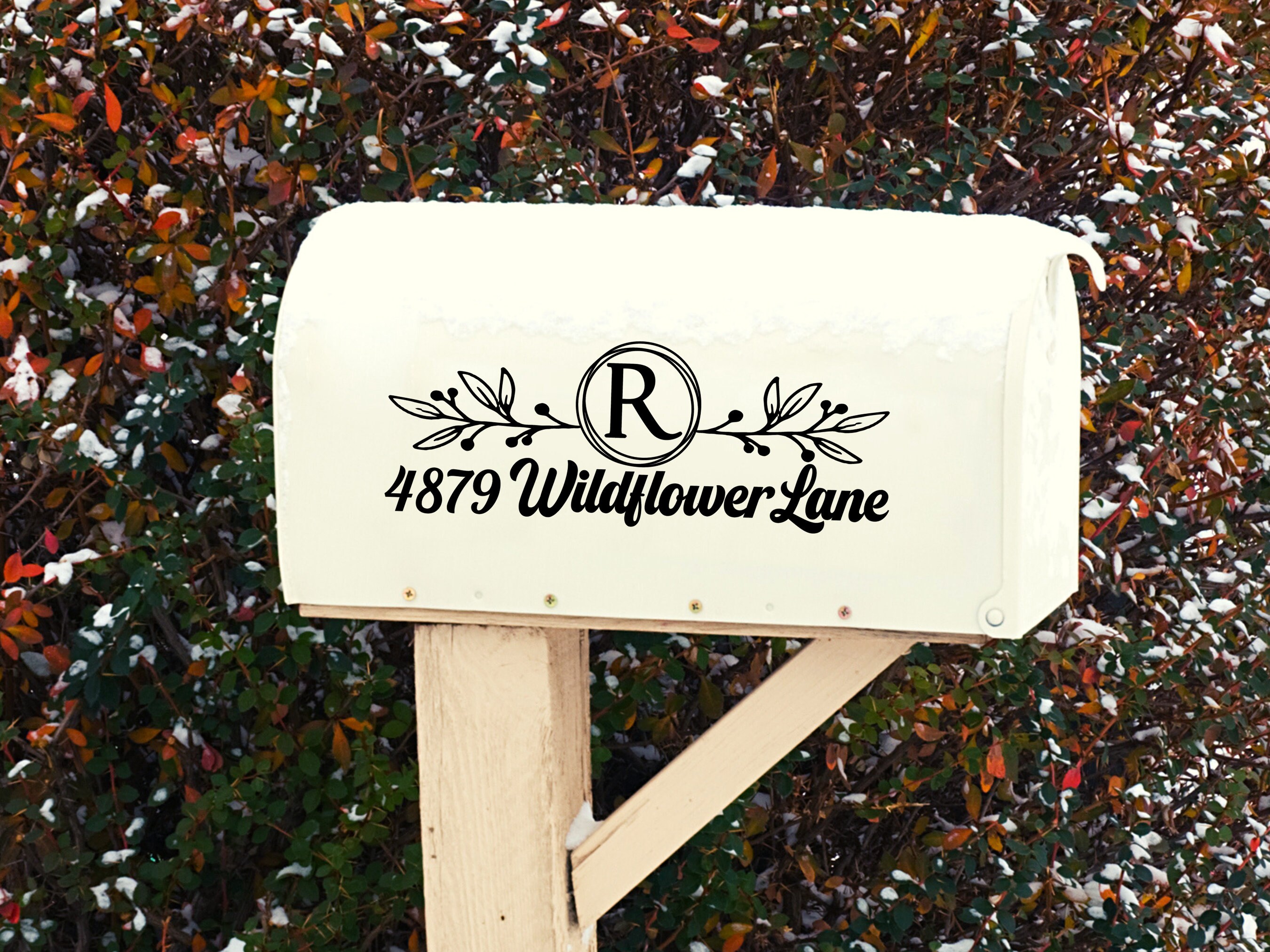 Custom Mailbox Address Decal Personalized Mailbox Decal - Etsy
