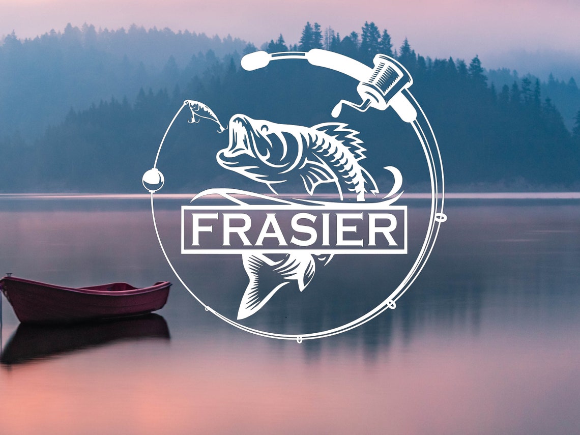 Personalized Fishing Decal Camper Decal Fish Decal Outdoors | Etsy