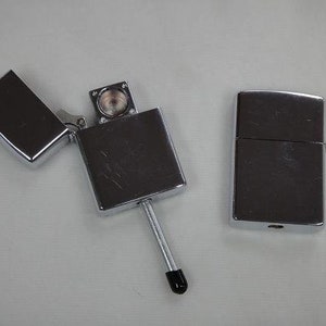 Secret Lighter Tobacco Pipe Sneak a Toke Metal Stealth Smoking Taster ...