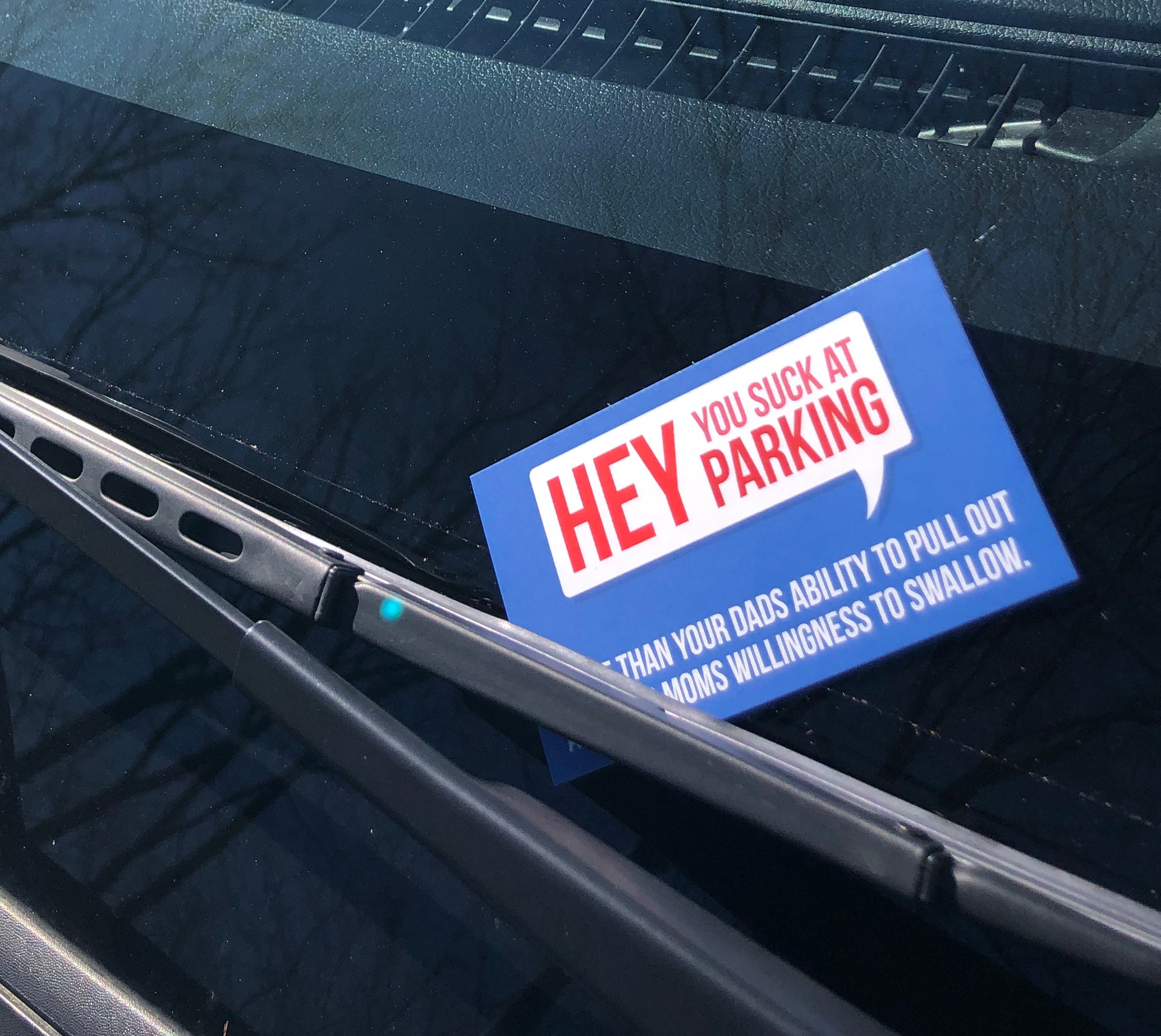 50 HEY YOU SUCK Parking Cards - Etsy