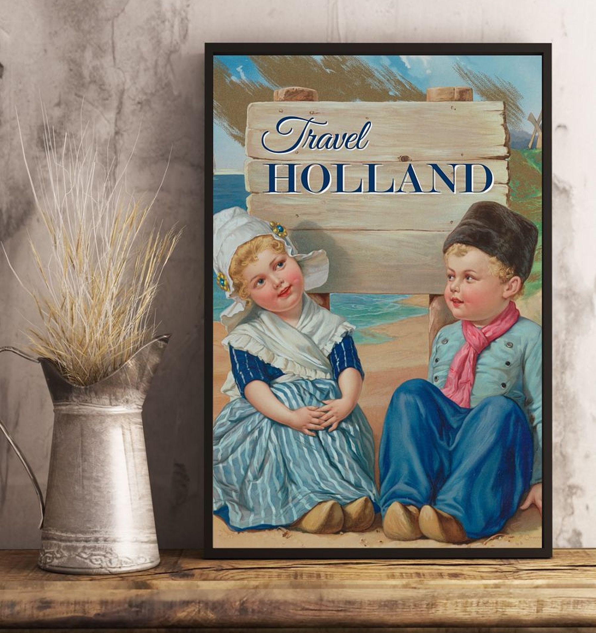 Dutch Retro Vintage Posters Printable - Set of 5 Posters - Instant ...