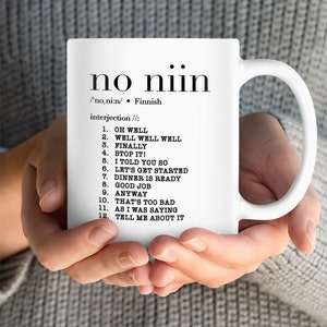 Finnish No Niin Wall Art Instant Download, Finnish Printable, Finnish ...