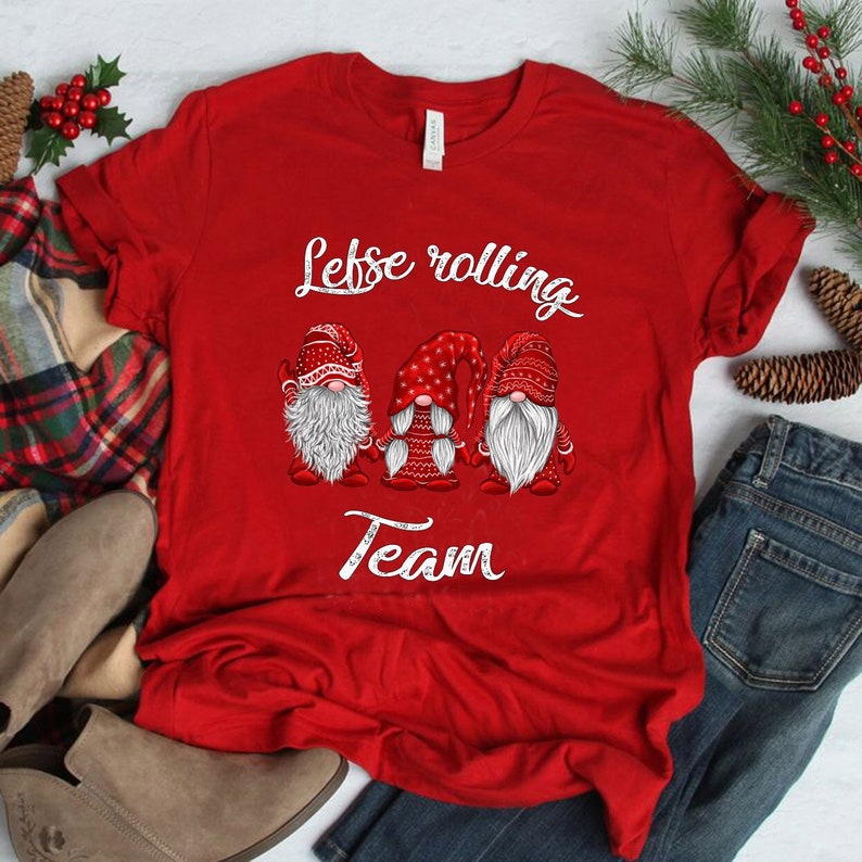 Lefse Rolling Team Print: Norwegian Christmas Gnomes (digital Download ...