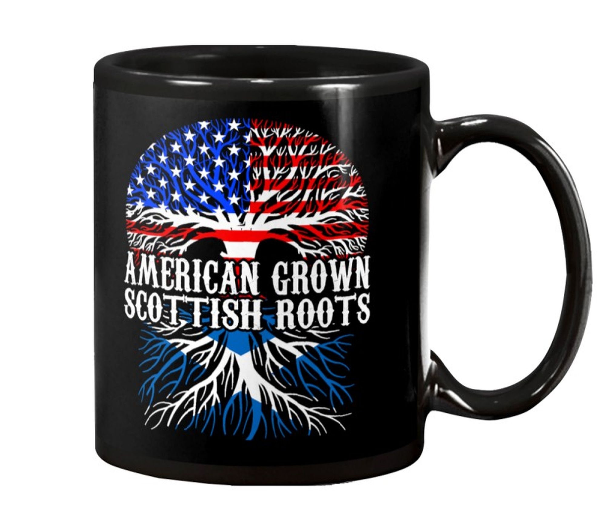 American Grown Scottish Roots Printable Png File, Scottish American ...