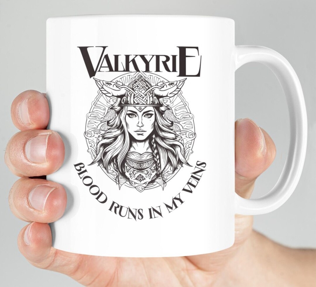 Valkyrie Blood Runs in My Veins Digital Art Print, Valkyrie Art ...