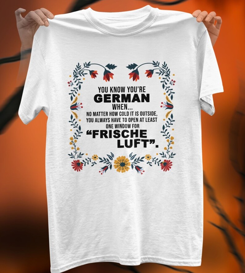 German Funny Print Folk Art, German Gift, German Decor, German Folk Art ...