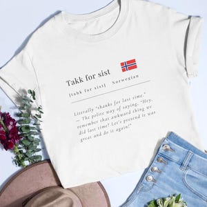 Norwegian 'takk for Sist' Definition Print (digital Download) - Etsy
