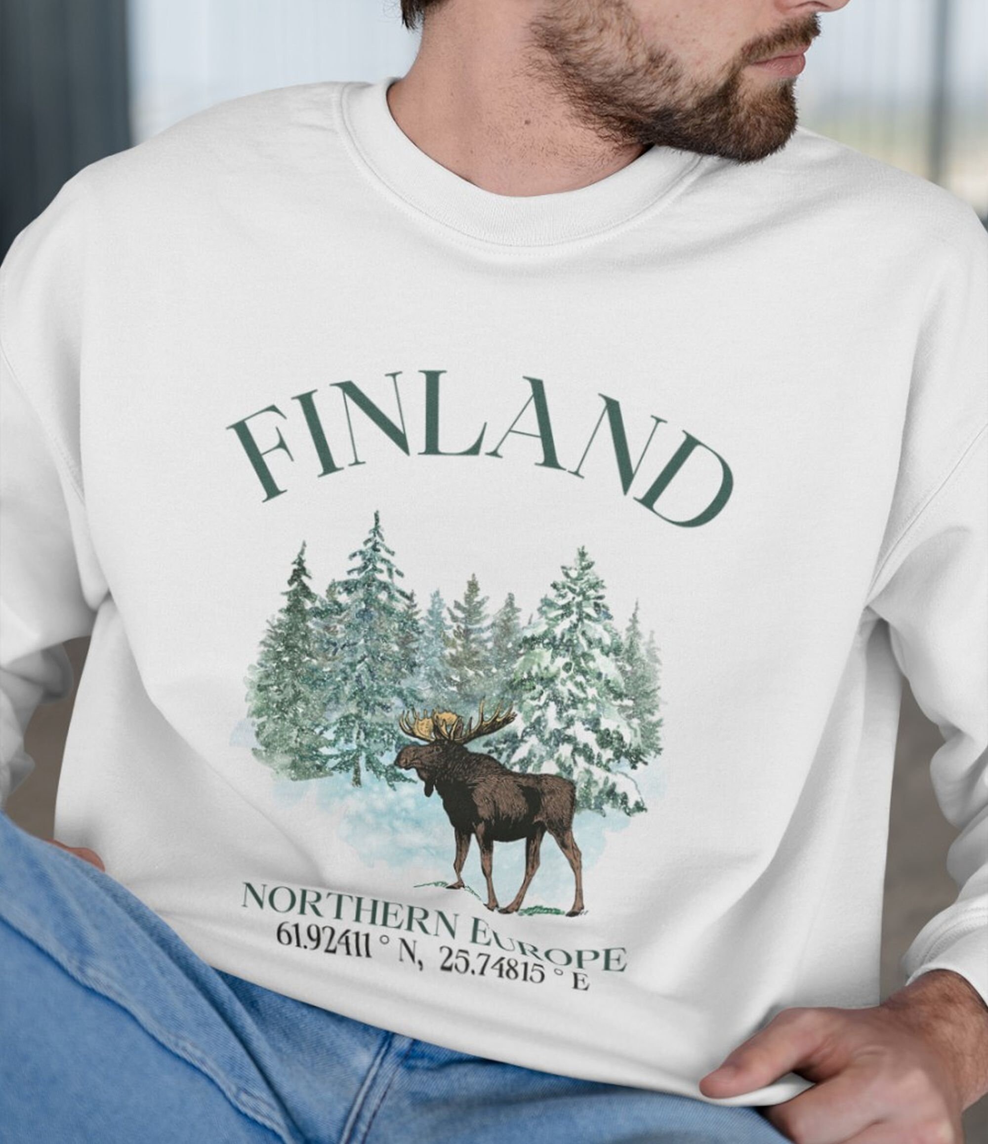 Finnish Printable Wall Art Finnish Print Finland Moose Art - Etsy