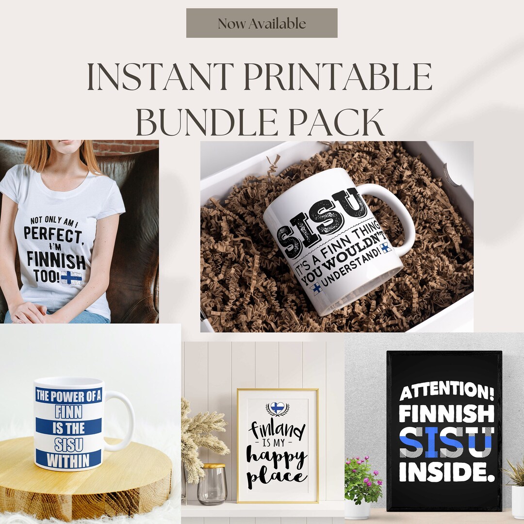 Finnish Art Download 5 PNG Pack | Finnish Art Decor | Finland Prints ...