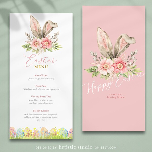 Dessert Menu Template - Etsy