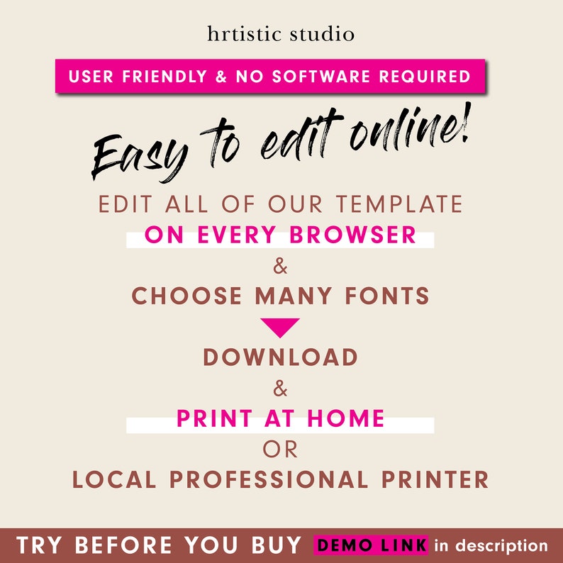 Self-edited Food Menu Template Dinner Lunch Menu Card | Etsy