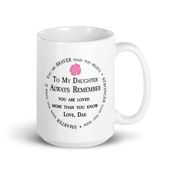 To My Daughter You Are Braver Stronger Smarter Love Dad | Etsy