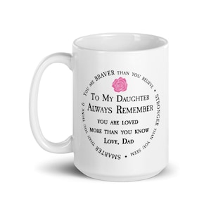 To My Daughter, You Are Braver Stronger Smarter Love Dad - Christmas ...