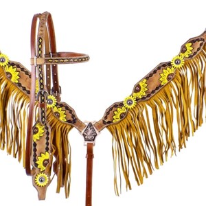 Bridle Breast Collar Headstall Tack Set Horse SALE Hand Painted ...