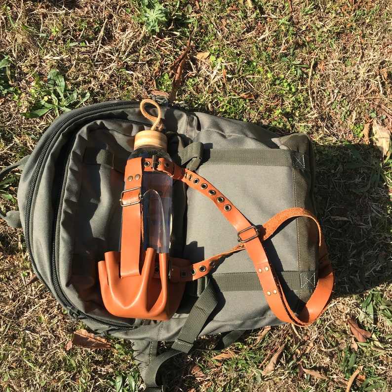 Adjustable Water Bottle Holder, Trekking Thermos Flask Carry Case ...