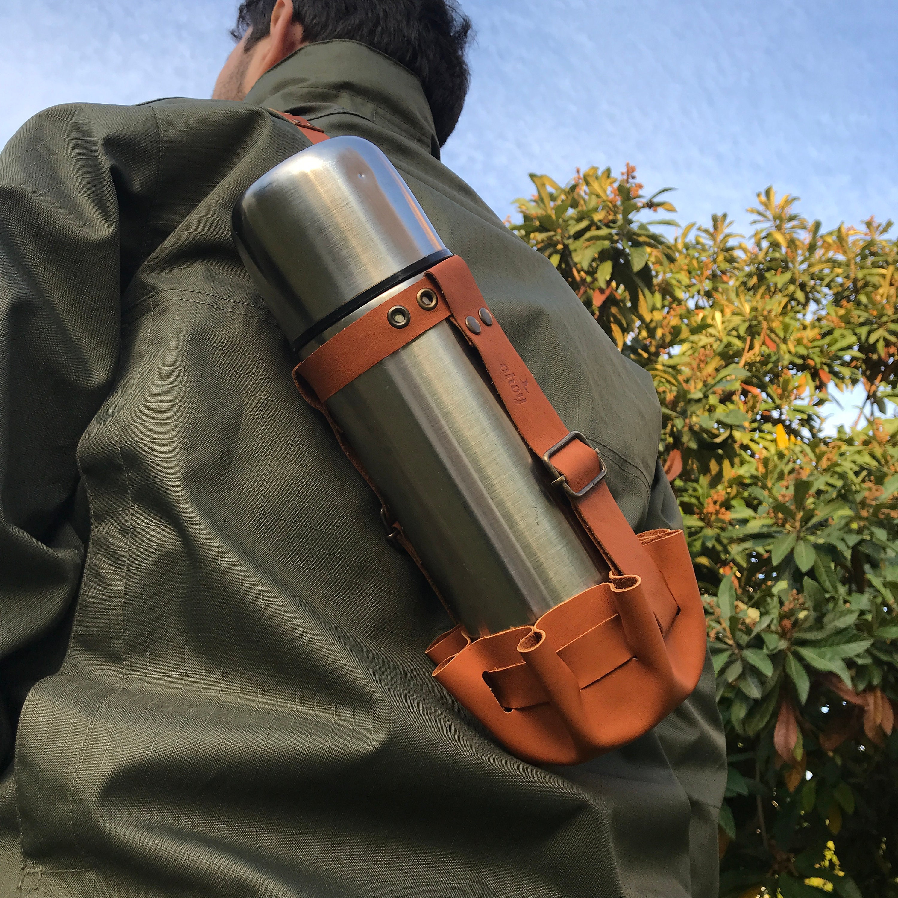 Thermos bottle holder store