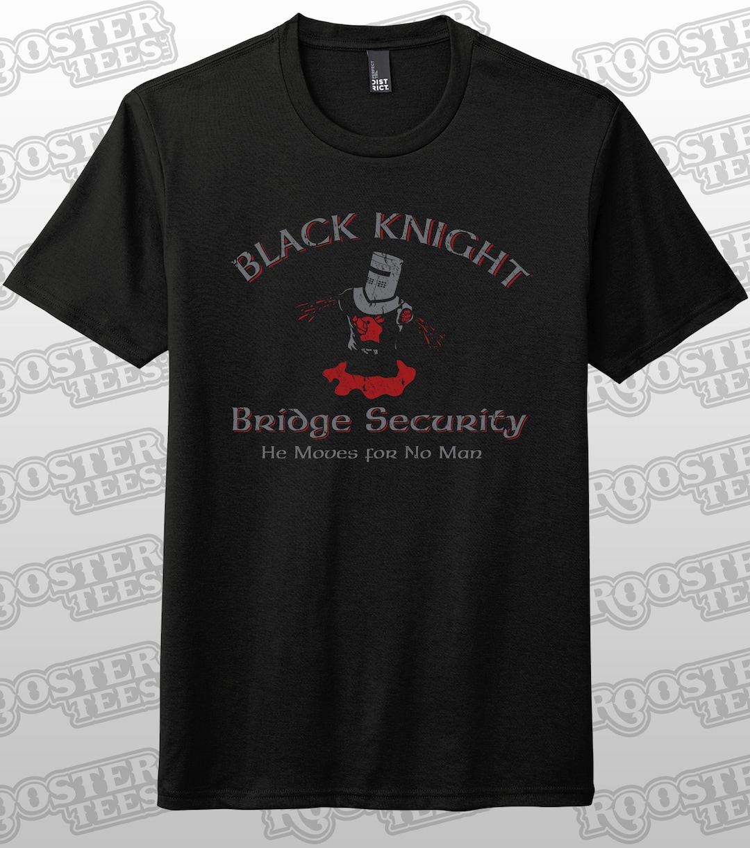 Black Knight Bridge Security T-shirt - Etsy