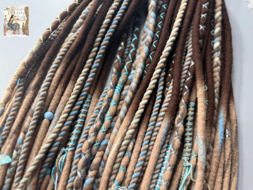 Handmade Wool Dreads: Ombre Brown Blonde - Soft Lightweight Style - Etsy