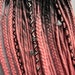 Wool Dreads Ombre Brown on Blond Dreadlocks Threads, Ribbons Boho ...