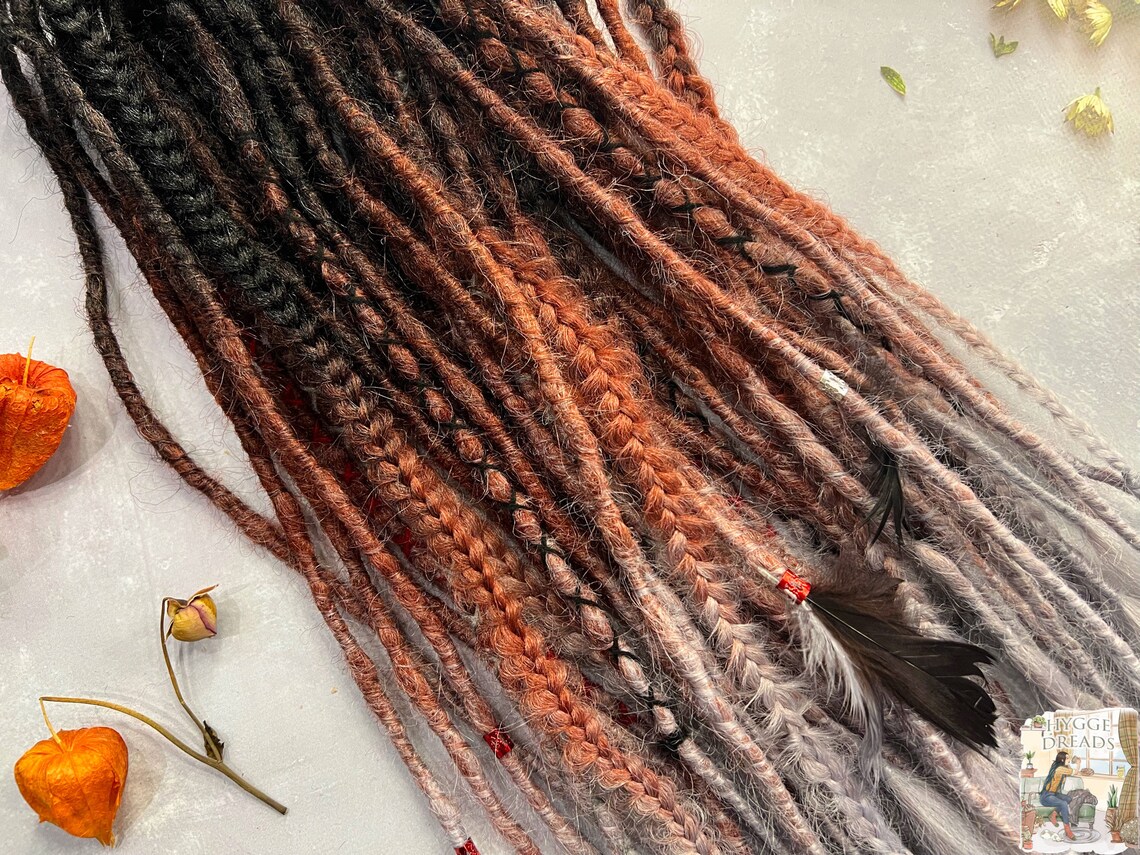 Natural Look Synthetic Dreadlocks Braids Fishtail Black - Etsy