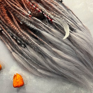 Natural Look Synthetic Dreadlocks + Braids Fishtail Black - Reddish ...