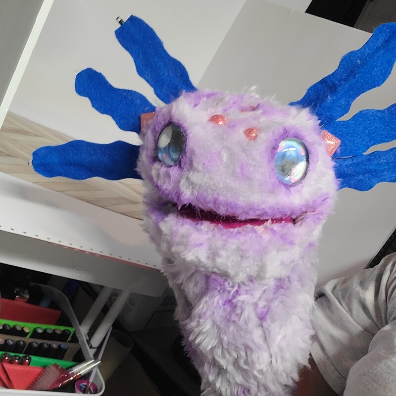 Axolotl Puppet - Etsy