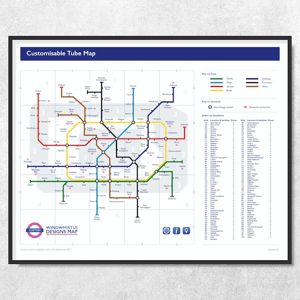 Tube Map - Etsy UK
