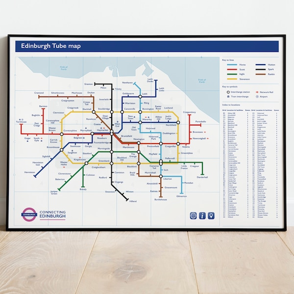 Underground Map - Etsy UK