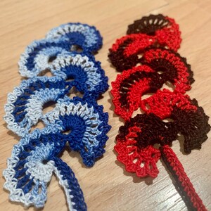 Lace Fan Bookmark Crochet Pattern: Beginner-friendly PDF (US & UK) - Etsy