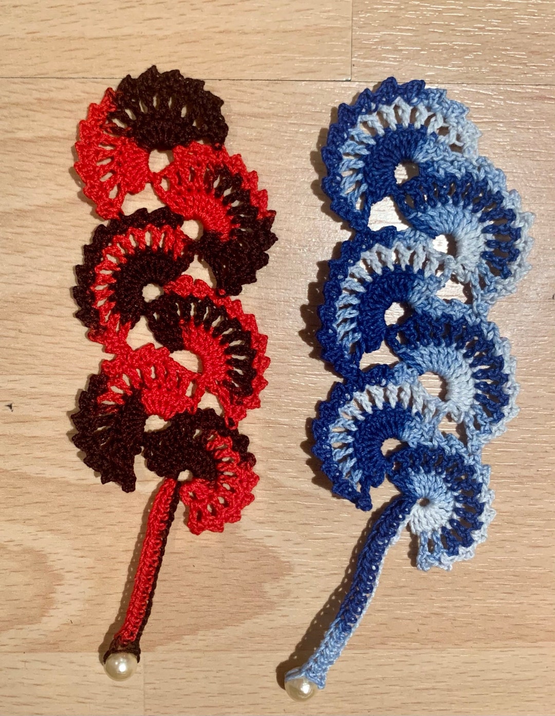 Lace Fan Bookmark Crochet Pattern: Beginner-friendly PDF (US & UK) - Etsy