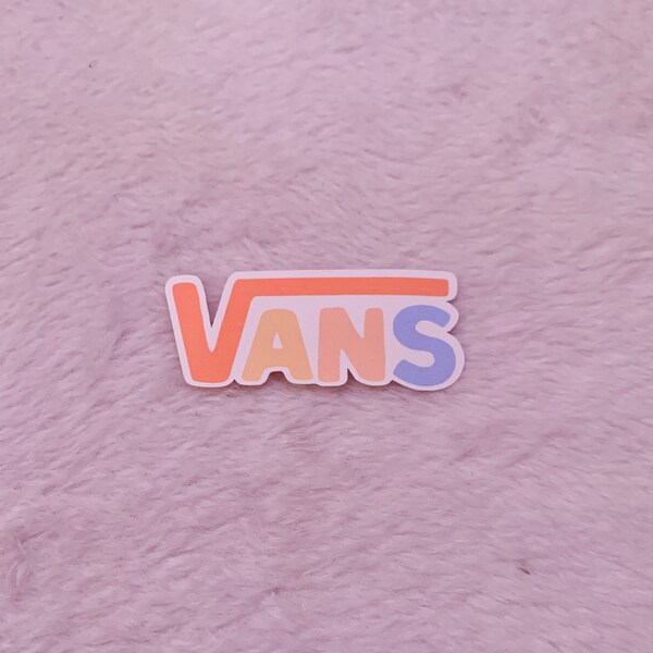 Vans Waterproof Sticker - Etsy