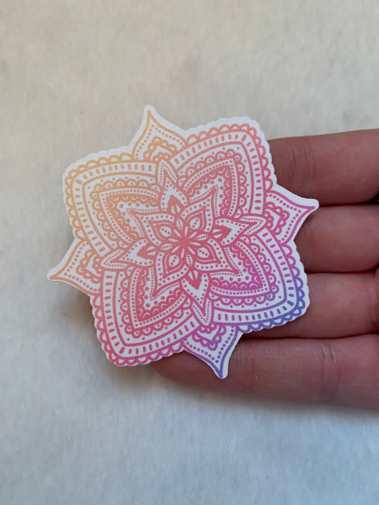 Waterproof Vinyl Mandala Sticker Pack - Etsy