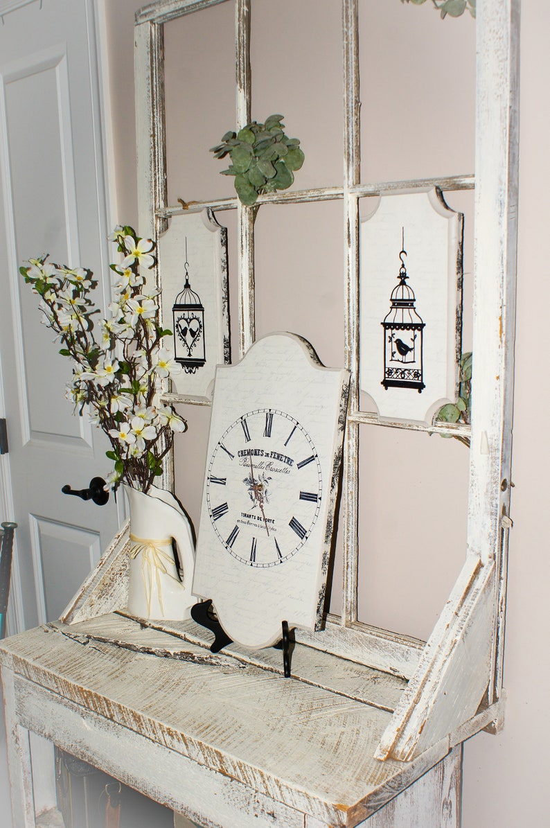 Shabby Chic Clock Set - Etsy
